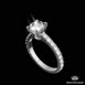 French-Set Diamond Engagement Ring | 2547